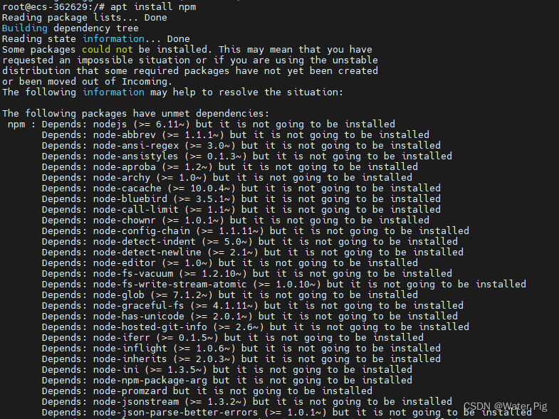 debian 10安装npm失败_debian无法安装npm-CSDN博客