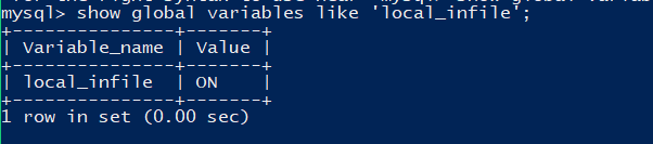 MySQL 导入文件数据（且解决 ERROR 1148 (42000): The used command is not allowed with this MySQL version ...