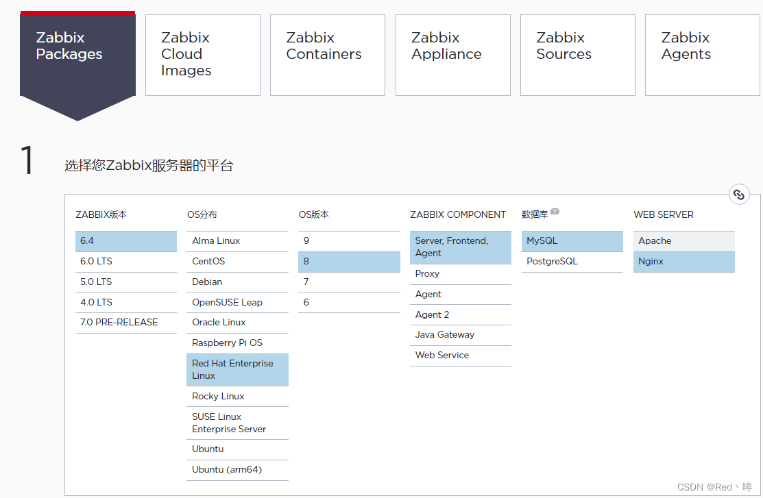 ZABBIX 6.4官方安装文档_2023 rhel9安装zabbix6.4-CSDN博客