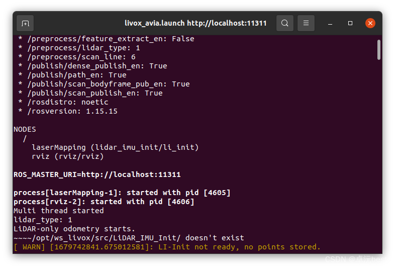 用lidar_imu_init对livox_avia进行lidar和imu的外参标定_lidar imu init-CSDN博客