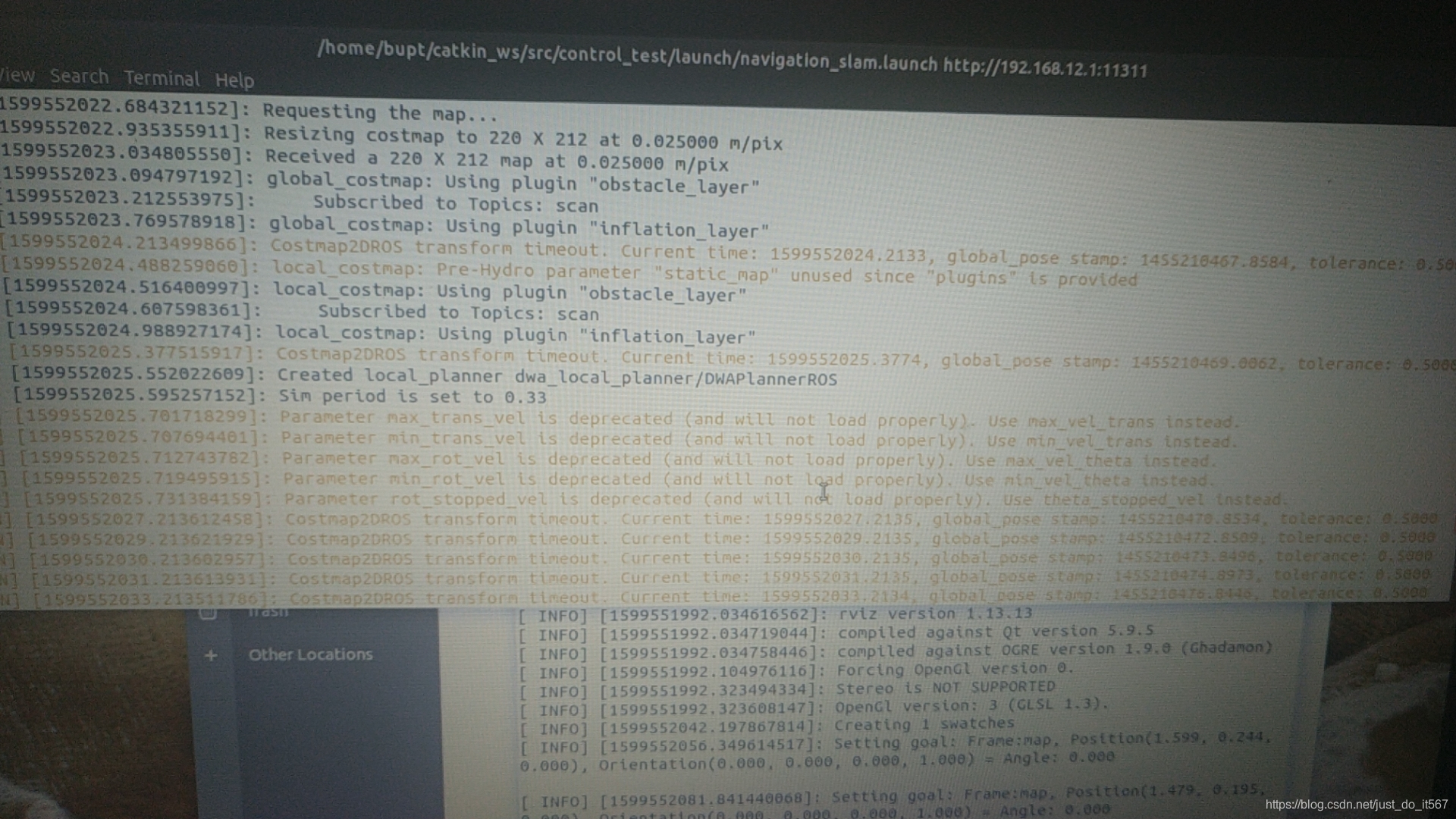 解决 Costmap2DROS transform timeout.问题-CSDN博客