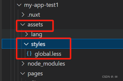 nuxt3安装less或sass自定义文件安装步骤_nuxt3 less-CSDN博客