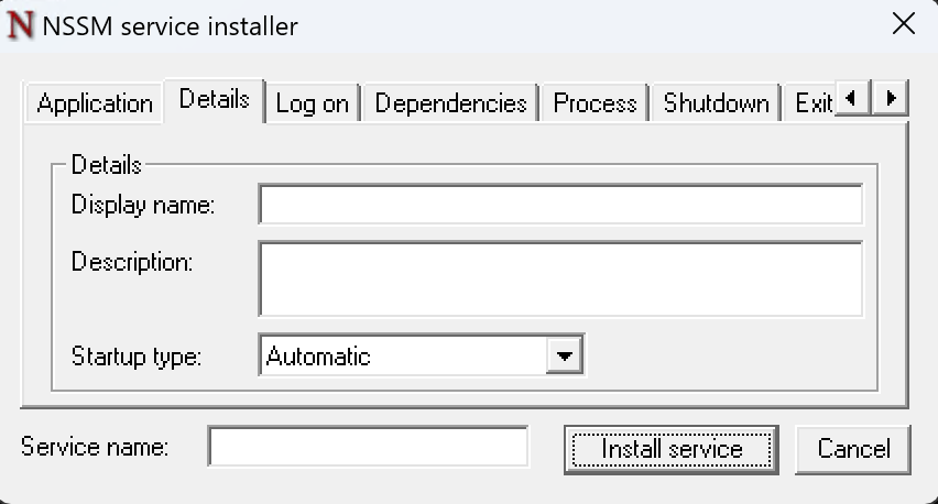 如何利用NSSM创建Windows服务-CSDN博客