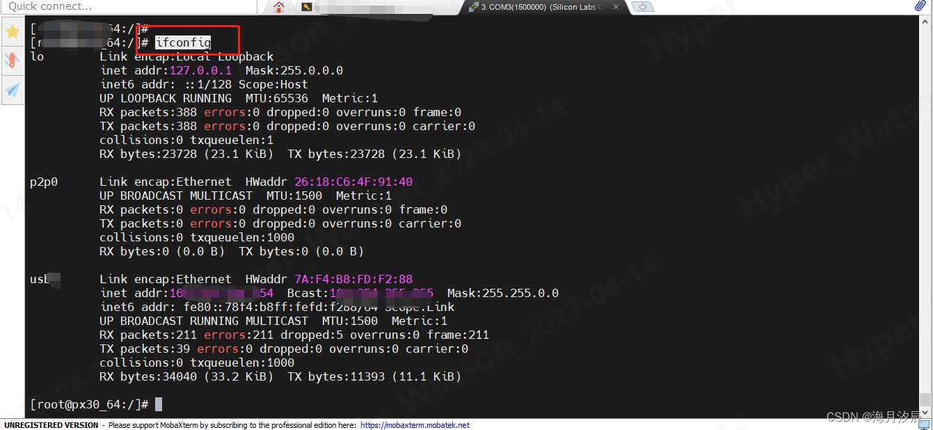 2023-04-14 Linux连接WiFi常用命令，用命令打开、搜索、连接wifi，在buildroot 嵌入式系统上测试，用 wifi_start.sh WIFI名称 WIFI密码 命令 ...