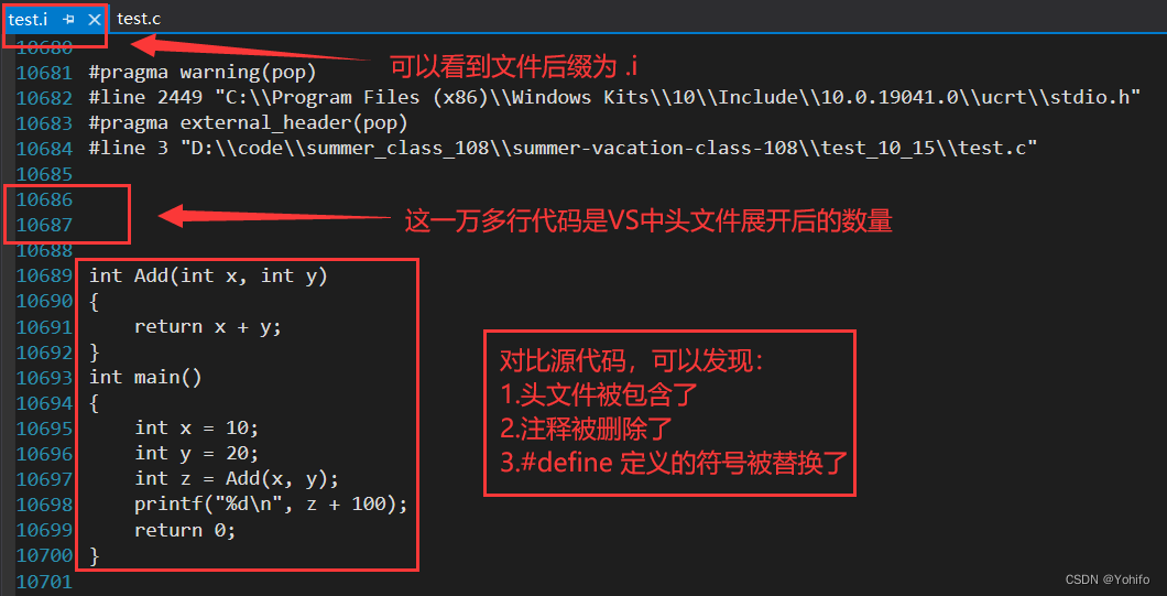 C语言进阶——程序环境和预处理_#define add(x, y) return x + y;-CSDN博客