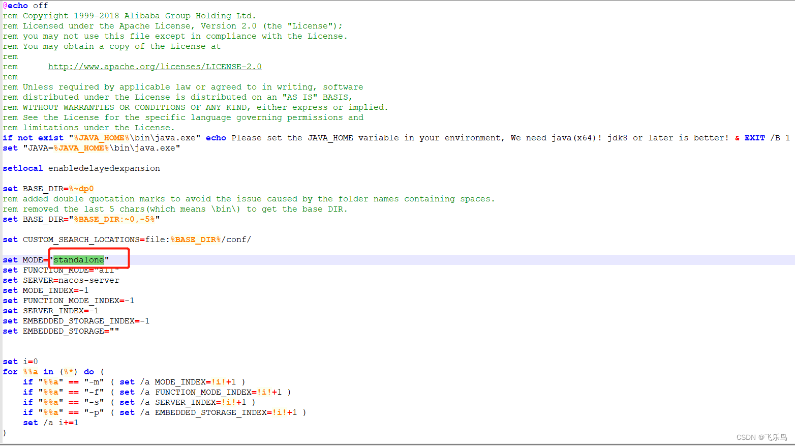 Nacos启动报错：WebServerException: Unable to start embedded Tomcat_nacos webserverexception: unable ...