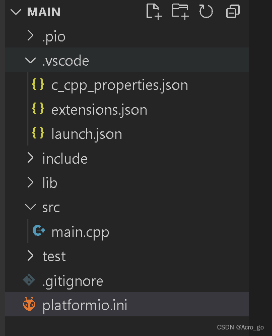 使用vscode 的Platformio环境开发esp32时找不到config文件夹的解决方法_vscode没有.platformio文件夹路径-CSDN博客
