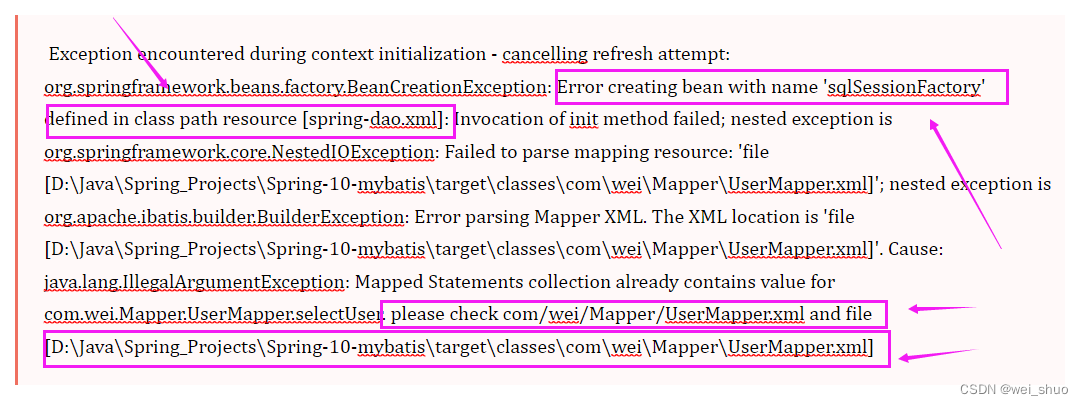 Exception encountered during context initialization - cancelling refresh attempt-CSDN博客