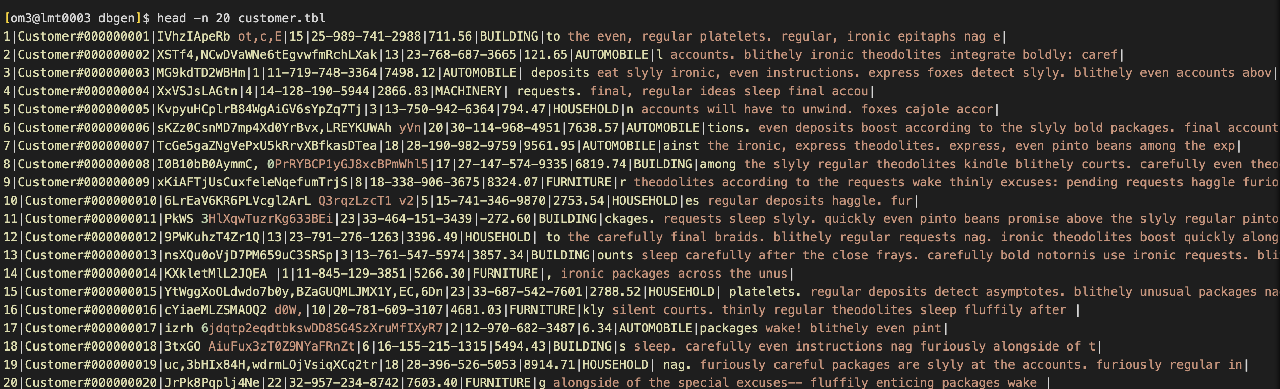 【openGauss/MogDB的TPCH测试】_opengauss tpc-h-CSDN博客