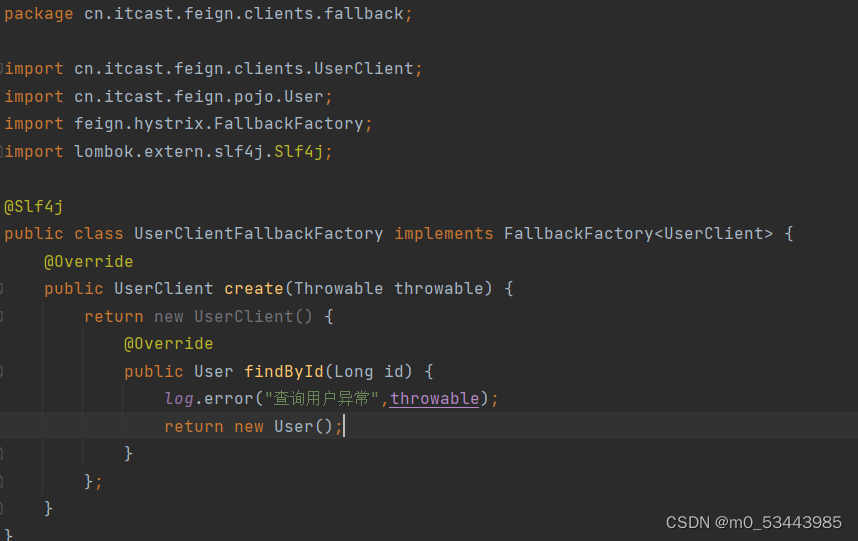 SpringCloud-feign FallbackFactory循环依赖问题_fallbackfactory 依赖-CSDN博客