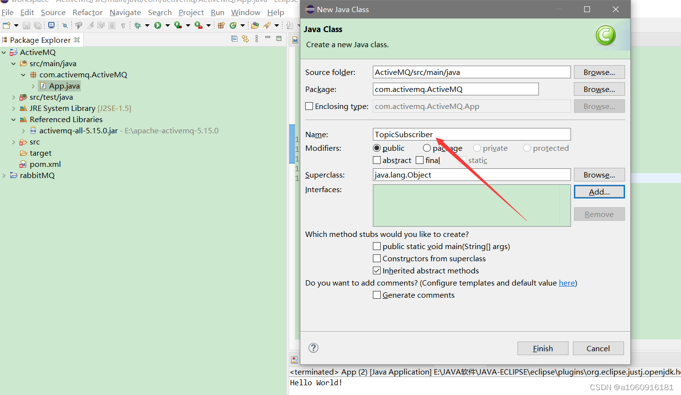 Java访问ActiveMQ实例_java连接activemq-CSDN博客