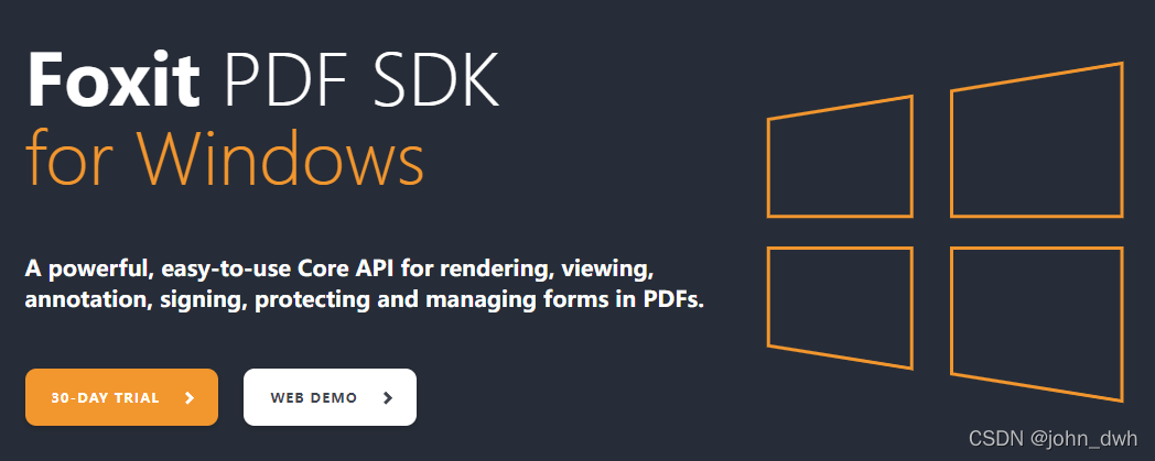 Foxit PDF SDK 8.2.0 for C | C++ |.NET_sdk for c-CSDN博客