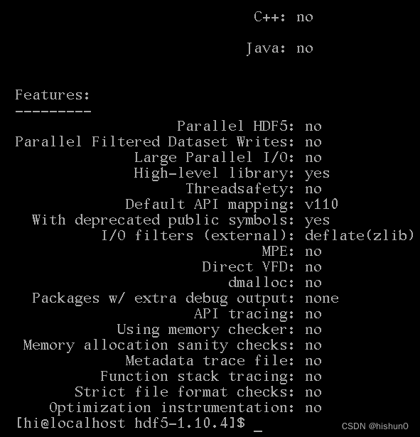 HDF5安装及bash: h5cc: comand not found_hdf5下载-CSDN博客