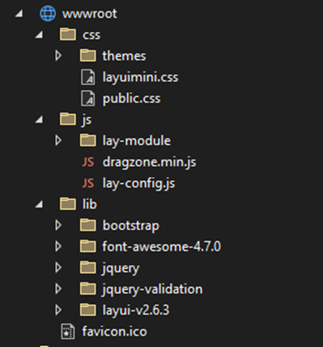 ASP.NET Core Web App 基于Layui的前后端实现1_c# layuimini-CSDN博客