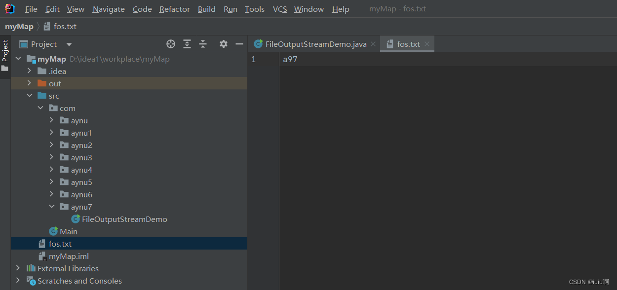 JavaIO流基础：字节流与FileOutputStream操作-CSDN博客