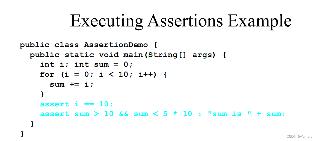 异常处理-Assertions（断言）_assertions 异常-CSDN博客