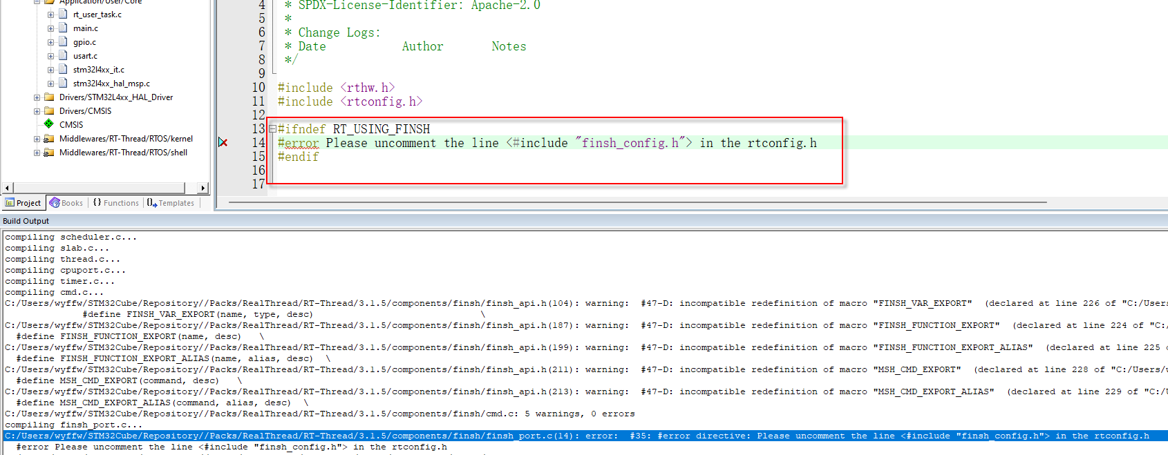 HAL库与Cubemx\rt-thread Nano系列教程-01-新建HAL工程及移植RT-Nano到Alios Developer Kit_rt-thread hal-CSDN博客