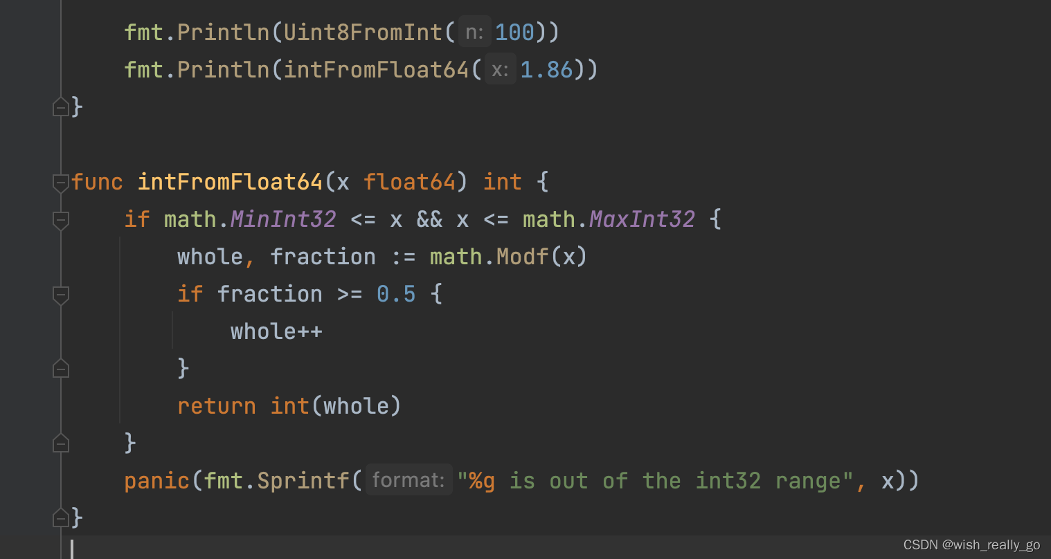 Golang中math函数应用及int, int8, int16, int32, int64和uint意义区别_golang int64-CSDN博客