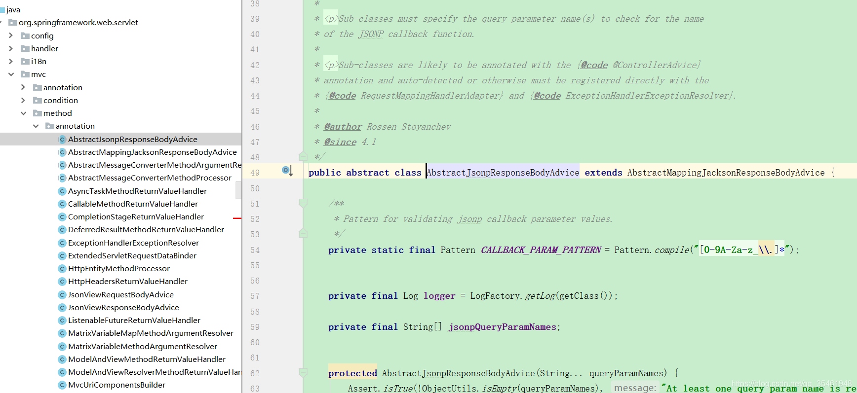 Caused by: java.io.FileNotFoundException: AbstractJsonpResponseBodyAdvice.class ...