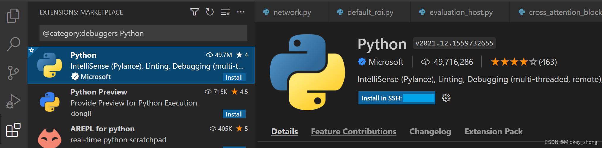 VS code 进行python远程运行与调试以及简单可视化变量_python image preview-CSDN博客