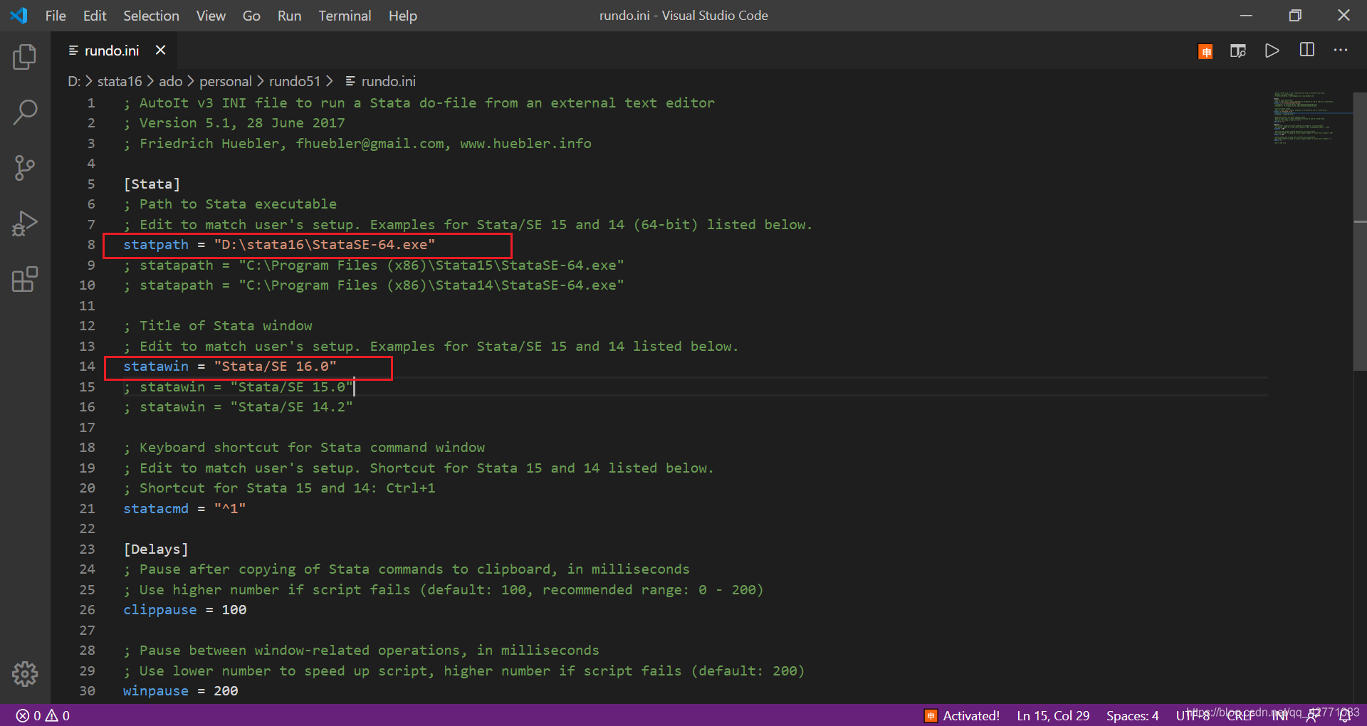 在VS Code中编辑和运行stata的do-file_vscode stata-CSDN博客