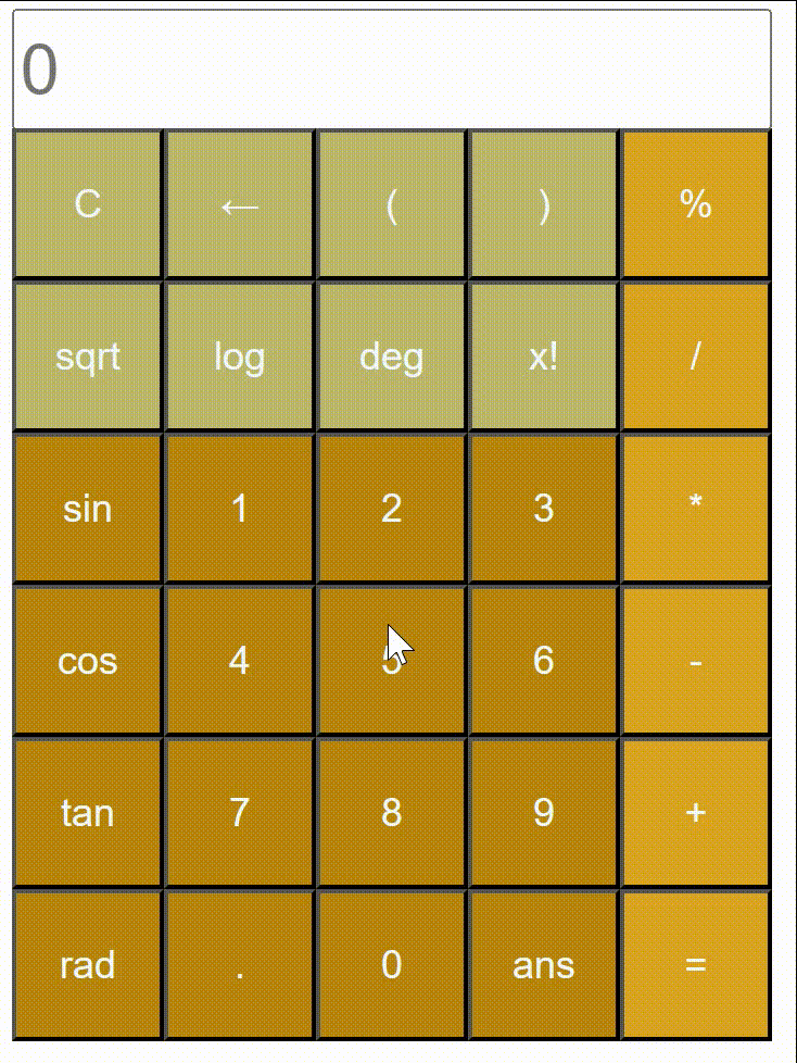 Calculator with front and rear ends separated-CSDN博客