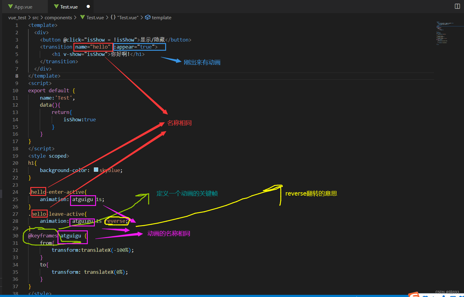 Vue 动画实现：基于样式而非@keyframes-CSDN博客