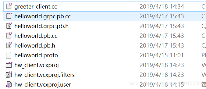 google开源框架gRPC学习笔记(三)生成helloworld程序_grpcconfig.cmake-CSDN博客
