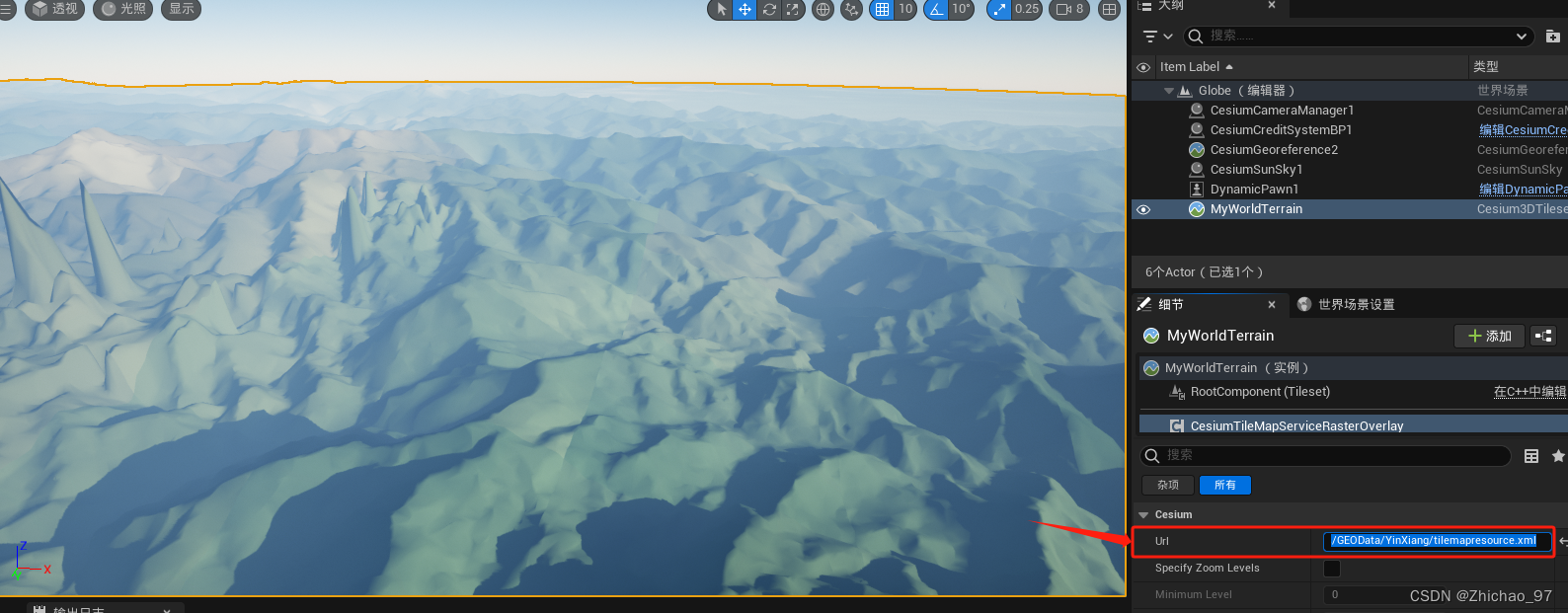 【UE5 Cesium】15-Cesium for Unreal 加载本地影像和地形-CSDN博客