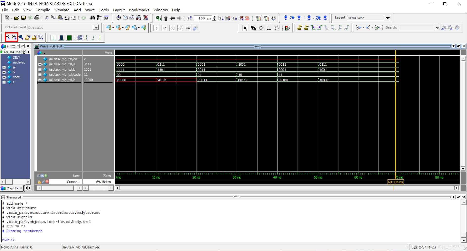 FPGA学习笔记Project基于Quartus Prime和ModelSim任务task的使用_modelsim task-CSDN博客
