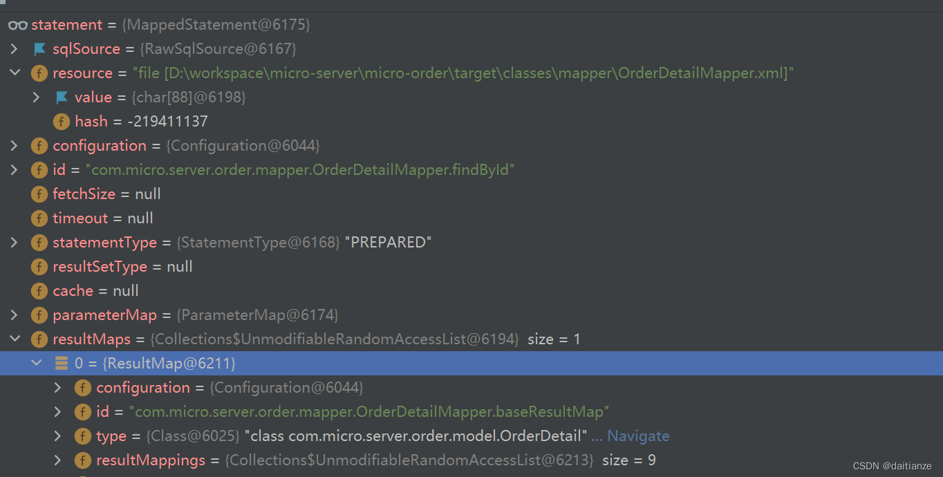 Mybatis中通过MappedStatement对Mapper内容进行存放_mappedstatement resultordered-CSDN博客
