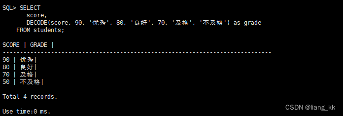 虚谷数据库中使用IF函数的替代方法：Decode和Case When_oracle ifelse 替代 decode-CSDN博客