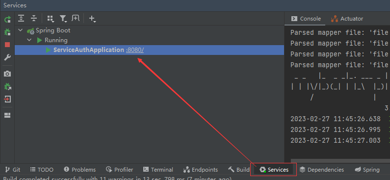SpringBoot启动模板Run改为Services【附带跳转地址】_run里面那个sprng怎么改-CSDN博客
