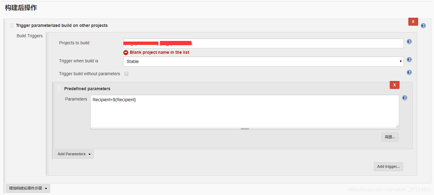 【Jenkins】Jenkins各job之间带参数触发_jenkins build triggers 带参-CSDN博客