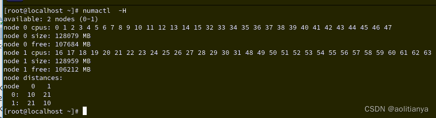 numactl命令详解：管理和优化NUMA架构下的进程内存分配-CSDN博客