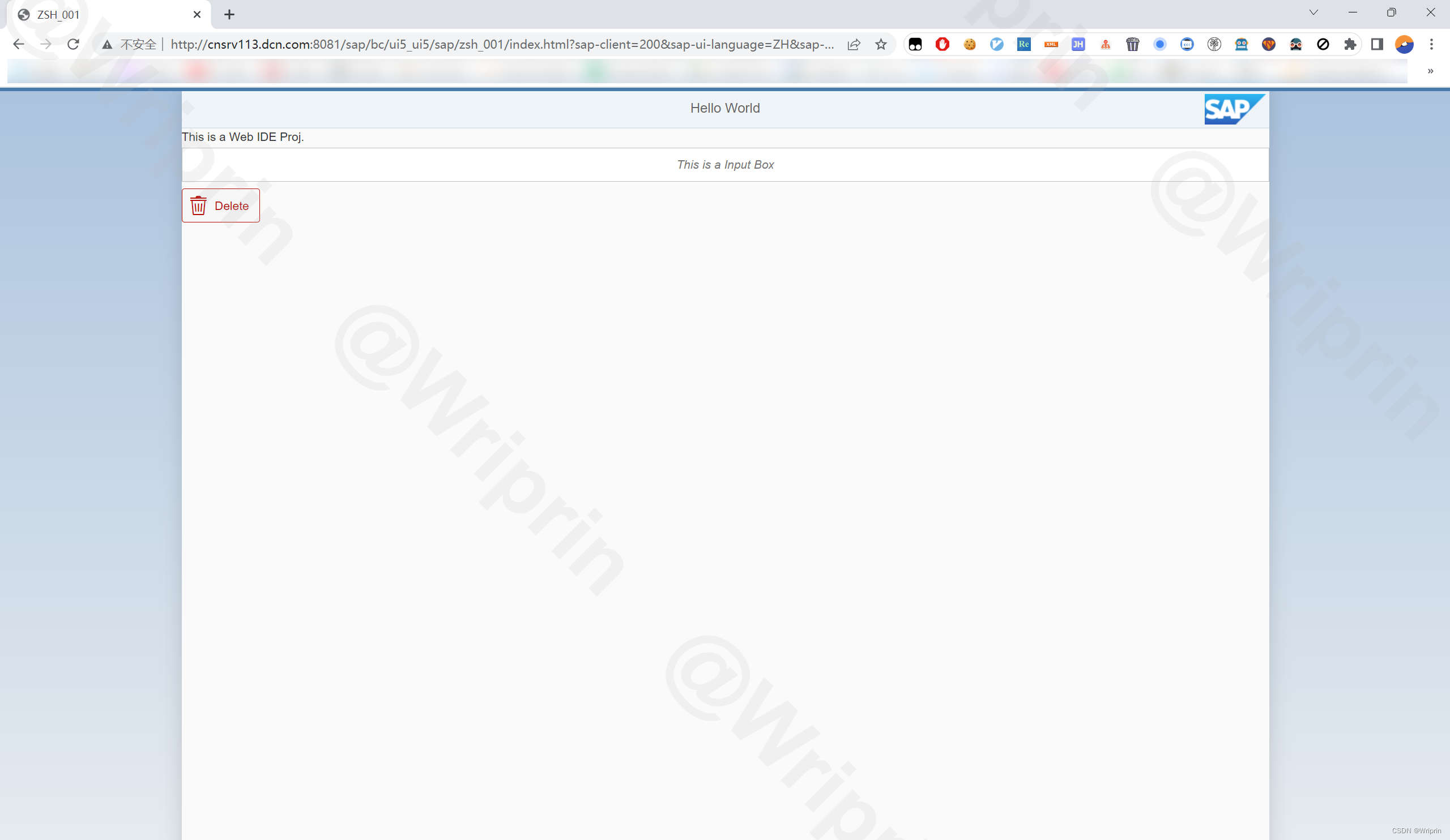 SAP Web IDE 工程-开发-部署 全流程「实例」_sapwebide连接sap-CSDN博客