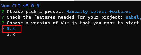 Vue3 创建项目_vue3项目搭建manually select features-CSDN博客