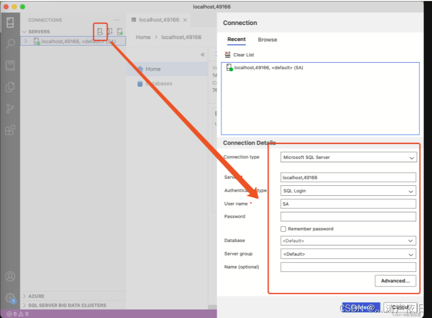 在Mac上安装SQLsever并还原.bak备份文件_mac上安装sql server-CSDN博客