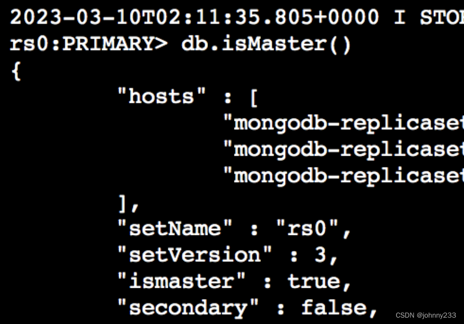 MongoDB副本集Command failed with error 10107 (NotMaster):on server_com.mongodb ...