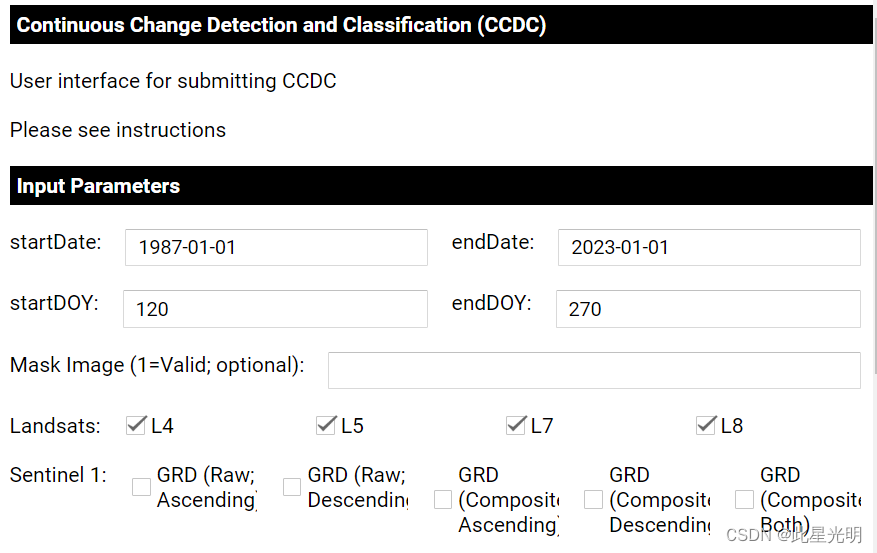 GEE（ccdc-1）——利用Landsat系列影像获取研究区范围的多波段影像（包含ccdc中已经定义的多波段）_gee中长时间序列ccdc监测-CSDN博客