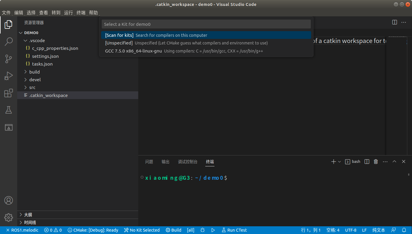 ROS学习第三节——使用VScode进行开发_vscode ros开发-CSDN博客