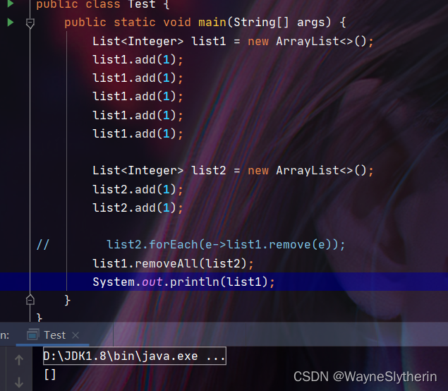 你真的了解List的remove()与removeAll()吗？_list removeall-CSDN博客