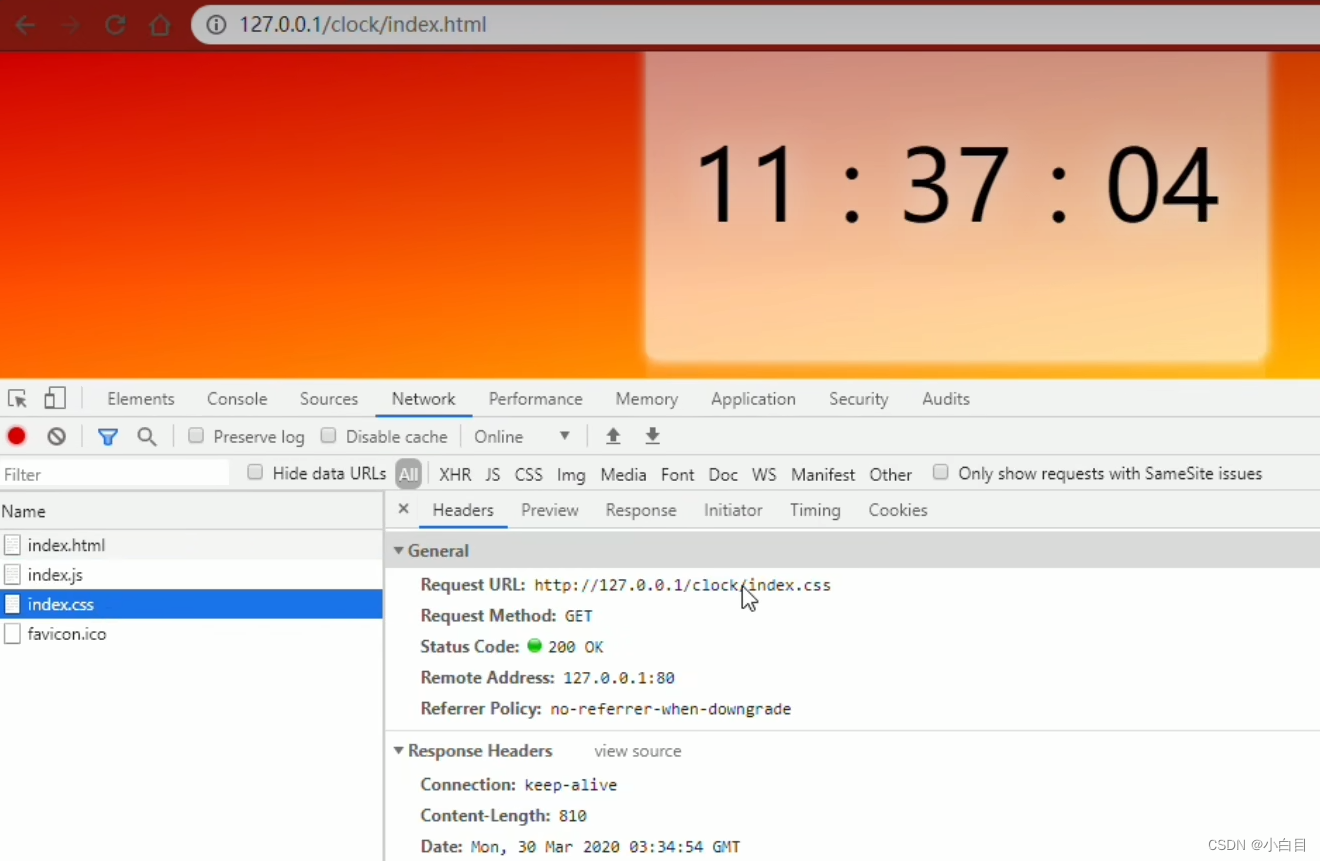 Node小案例(实现clock时钟的web服务器)【nodejs】时钟案例 实现clock时钟的web服务器 Csdn博客