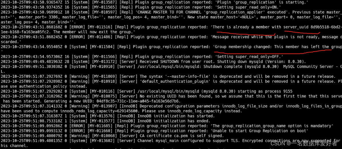 MySQL MGR架构 实现-CSDN博客