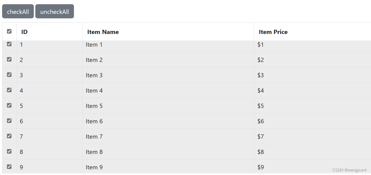 Bootstrap table check uncheck all_bootstraptable check-CSDN博客