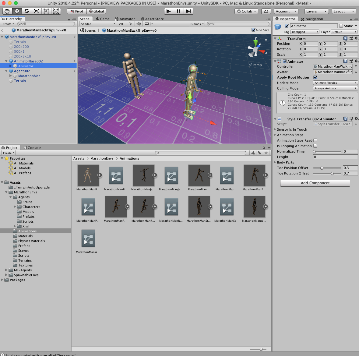 marathon-envs项目环境配置（强化学习模仿参考动作）_unity deepmimic-CSDN博客