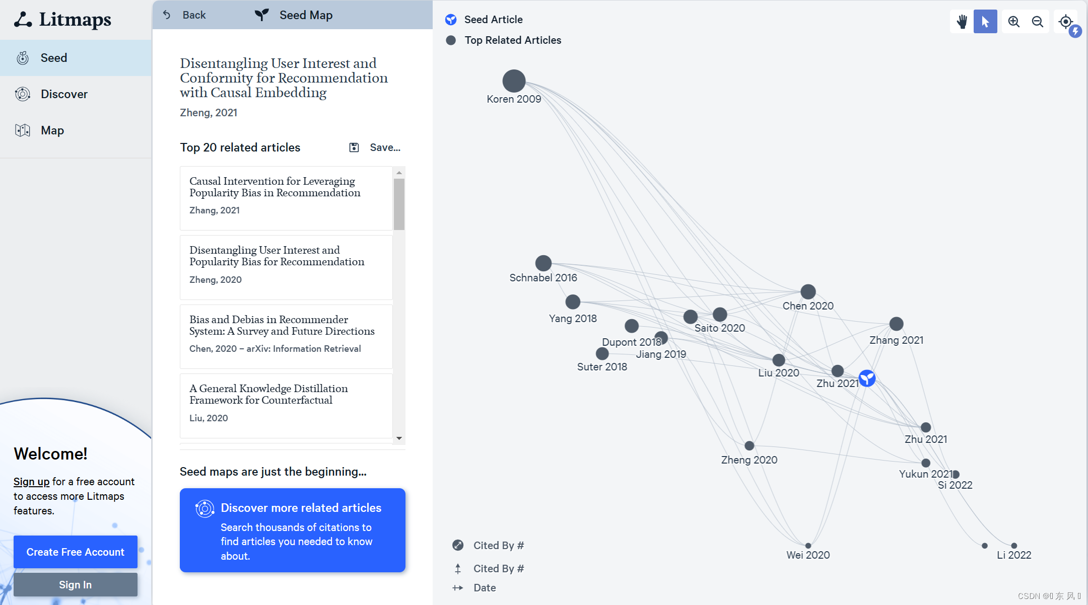 Litmaps最新论文检索神器-CSDN博客