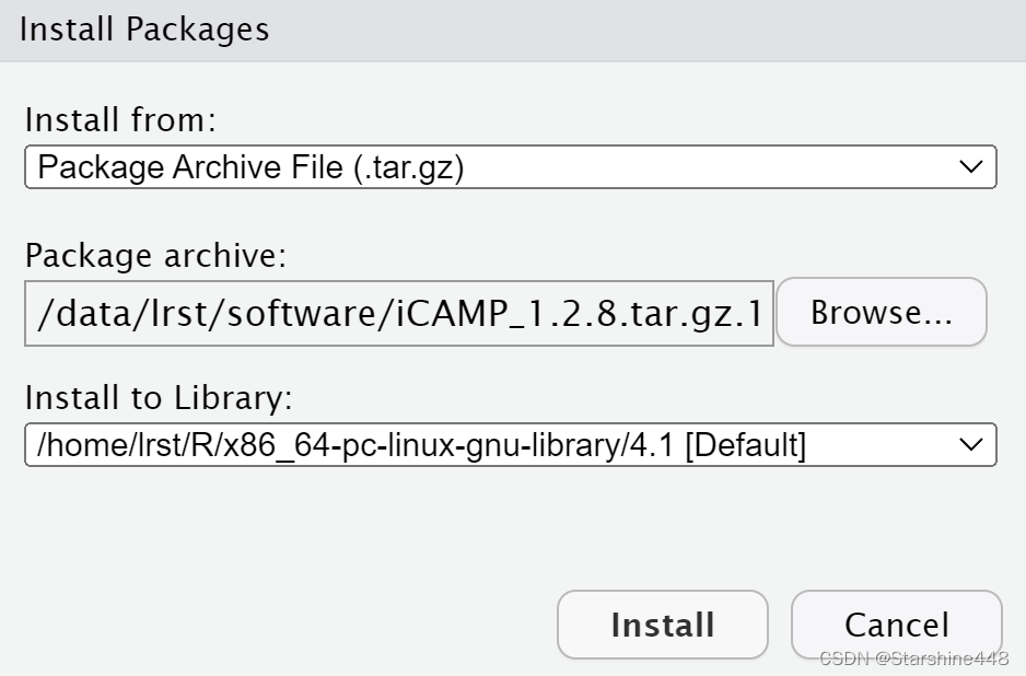 linux服务器使用R时，下载程序包报错解决方案_服务器_Starshine448-华为开发者空间