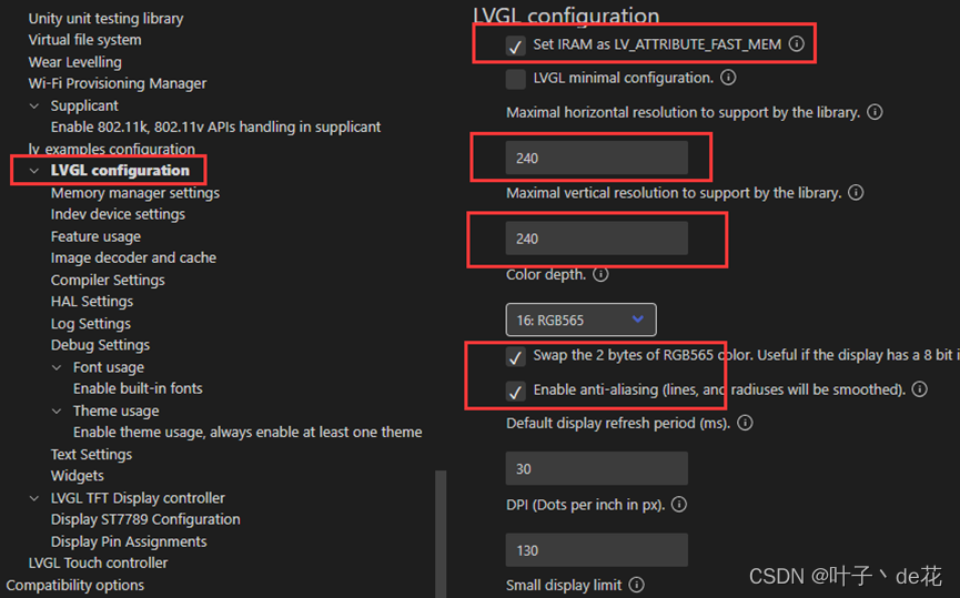 ESP32_esp-idf_lvgl_V7环境搭建移植_lvgl v7配置要求-CSDN博客