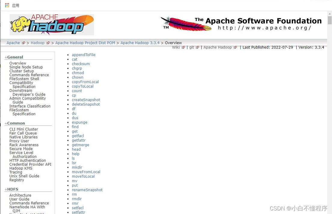 HDFS的shell操作_hadoop删除目录命令-CSDN博客